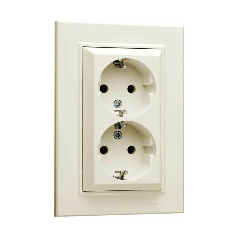 Розетка MAKEL 2-м СП Karea 16А IP20 с/з