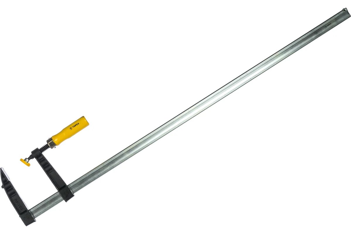 TOPEX Струбцина столярная, зубчатая направляющая, деревянная рукоятка, лакированная, DIN5117 12A130