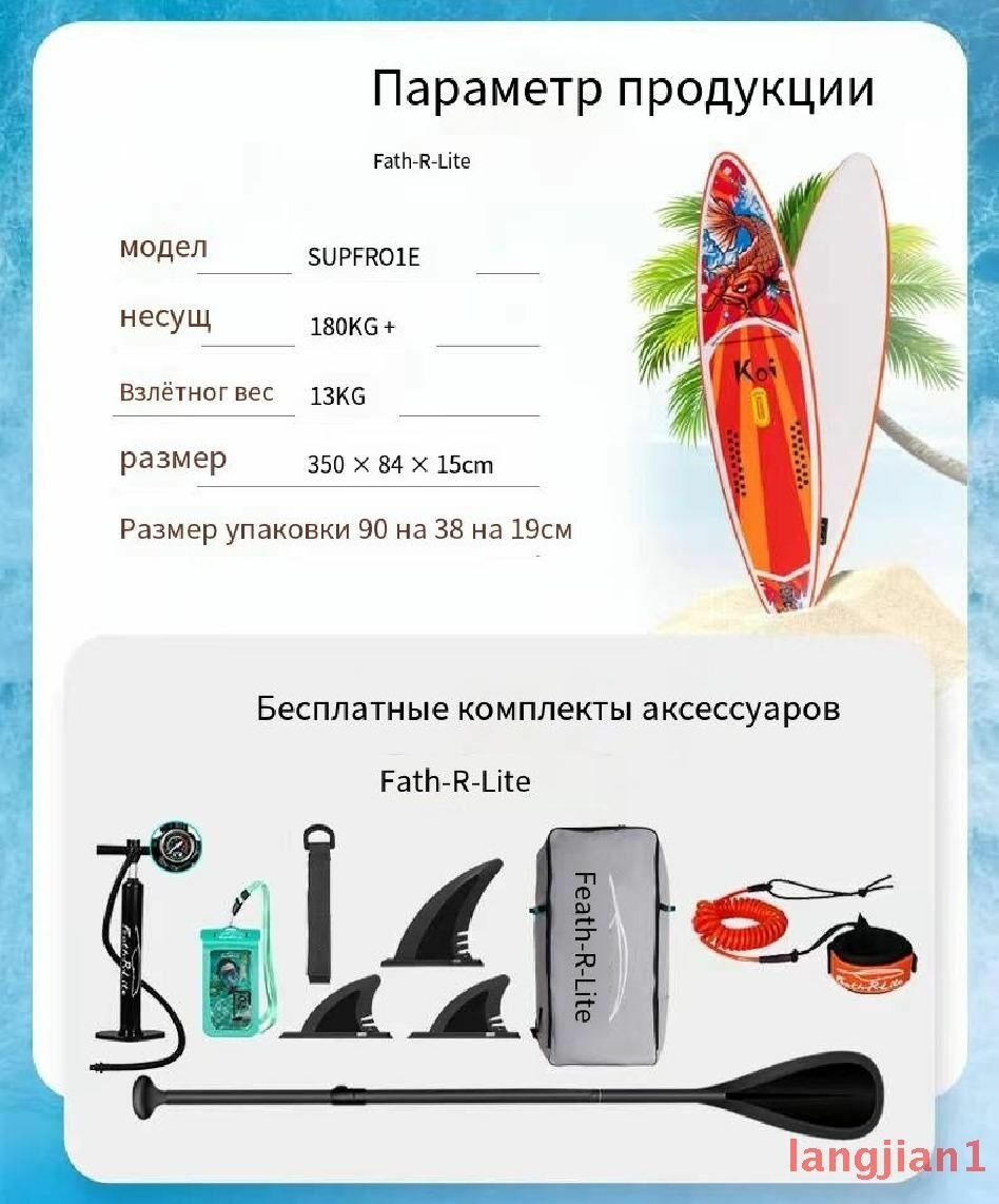 FROOGLY SUP-доска84 см — фото 1