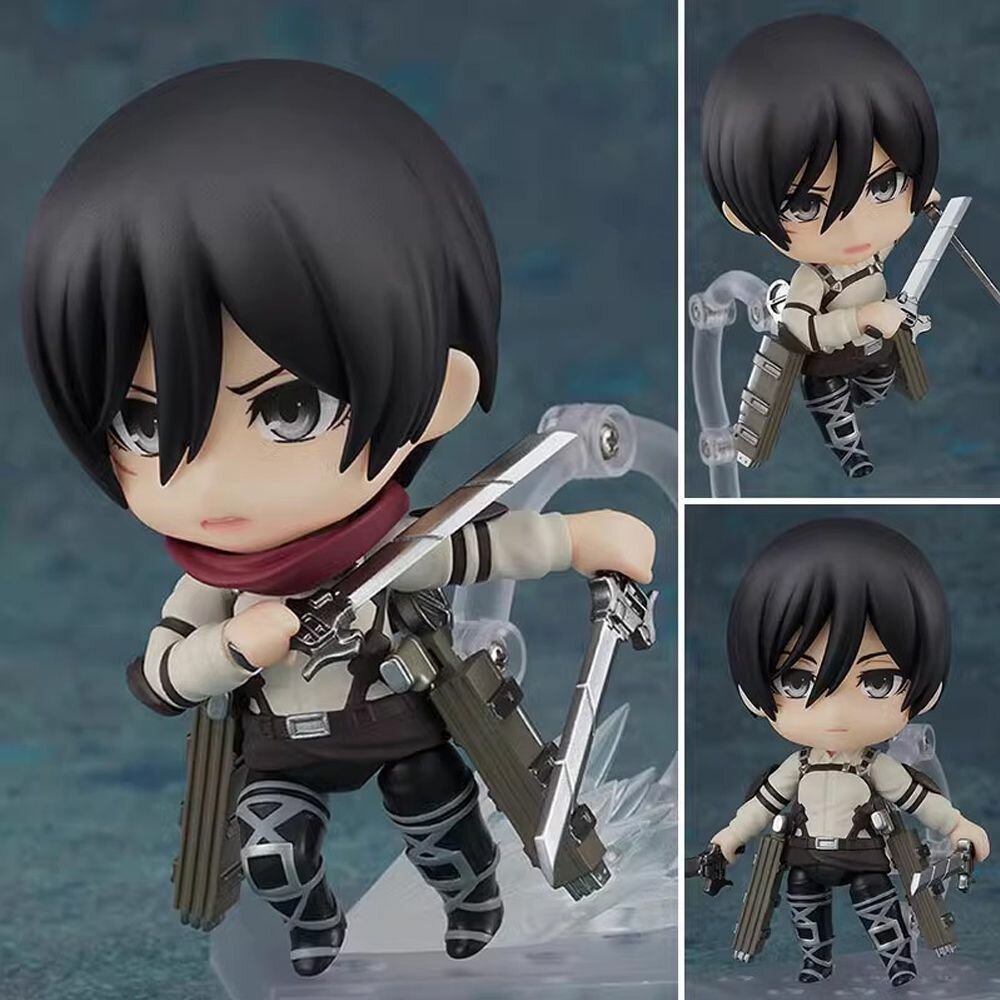 Фигурка нендороида атака титанов финальный сезон Микаса Акkерман / Attack on Titan Mikasa Ackerman Подарки для болельщиков 10 см