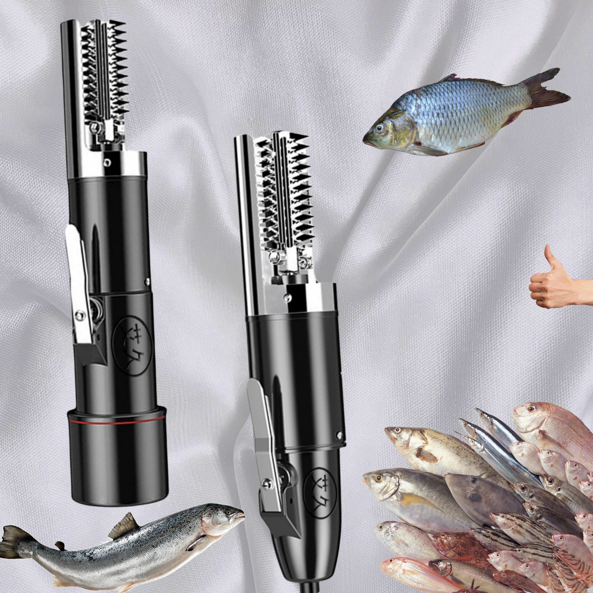 Электрический скалер для рыбы Скалер для рыбы Быстрый, удобный