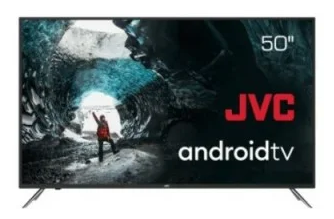 Телевизор JVC LT-50M797, диагональ 50", 4K, голосовой помощник, Android TV