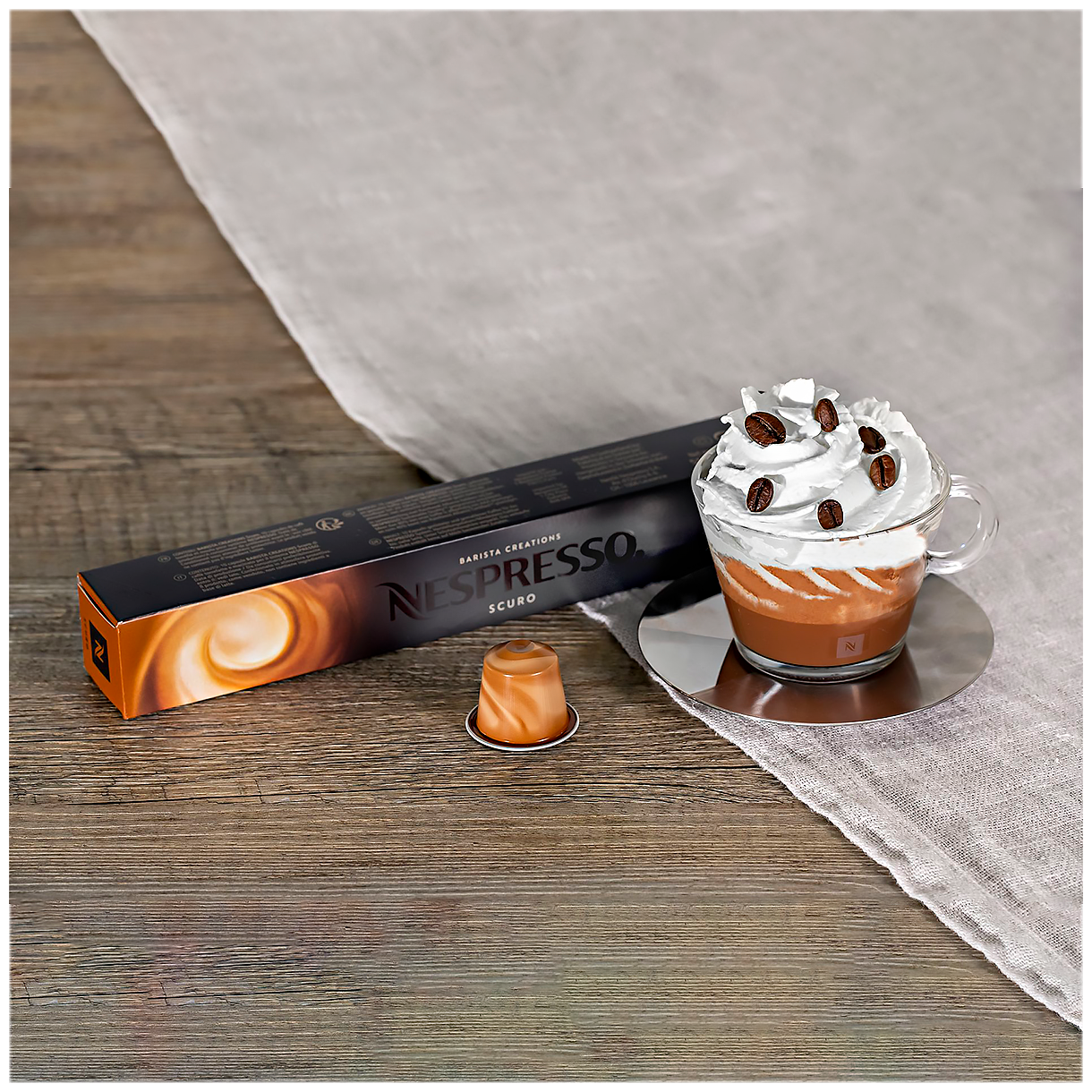 Кофе в капсулах Nespresso Barista Creations Scuro, 10 кап. в уп.
