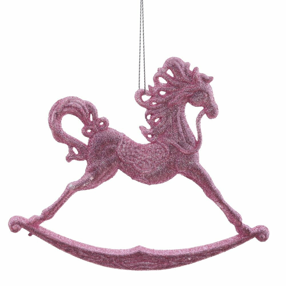 Елочная игрушка Лошадка, 14,5х1х12 см KSM-807621