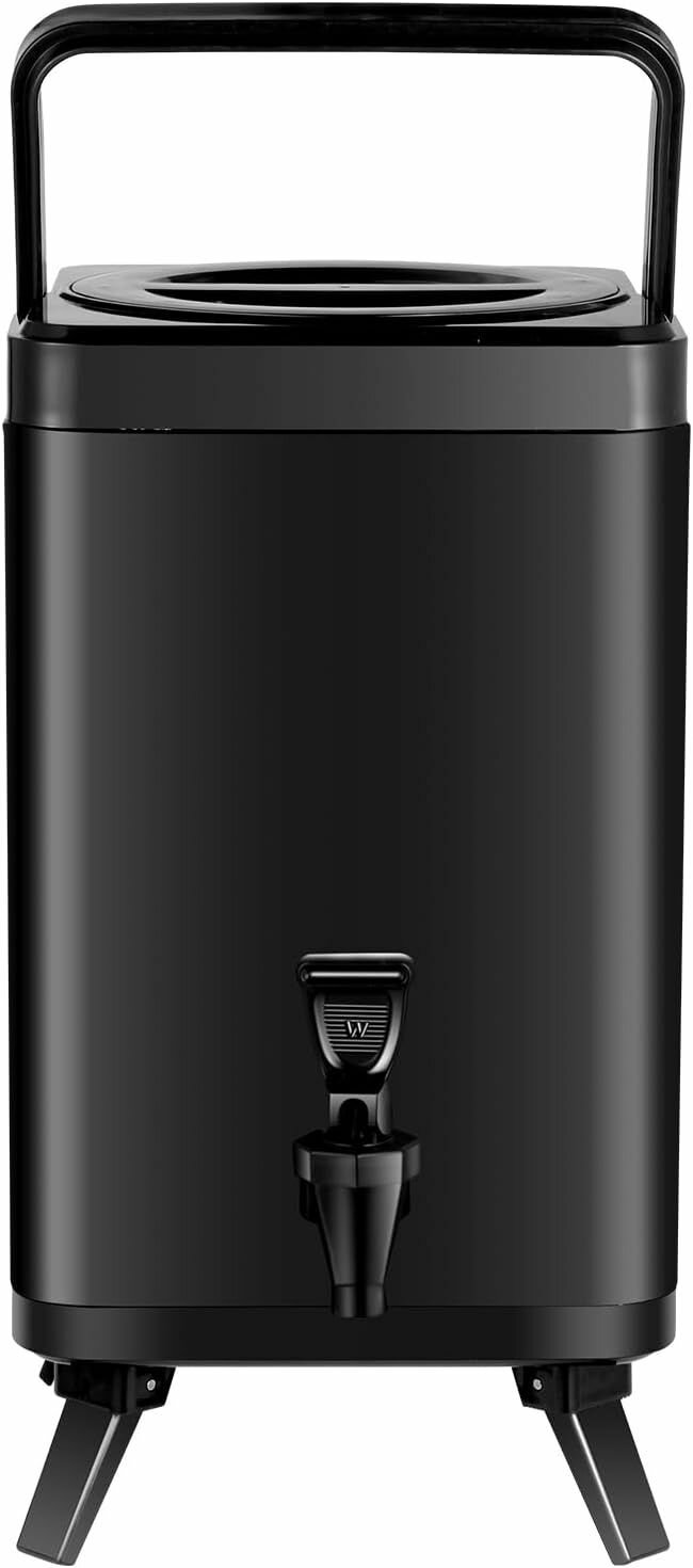 Изолированный диспенсер для горячих и холодных напитков, с краном, для горячего чая и кофе, холодного молока, воды, фруктовых соков