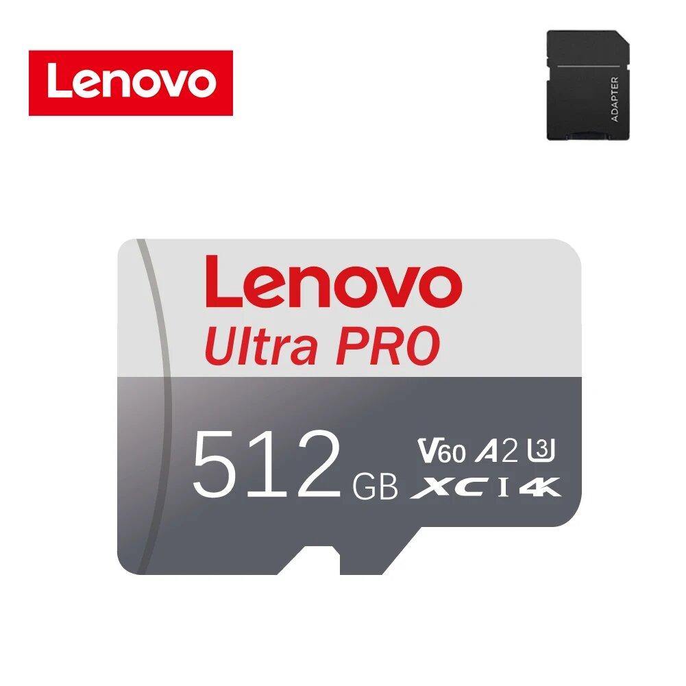 Lenovo Micro SD карта памяти 128/256/512/1/2 ТБ 512GB
