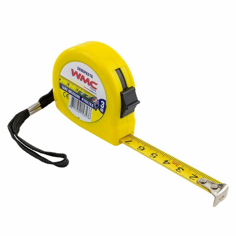 Рулетка 3м WMC TOOLS