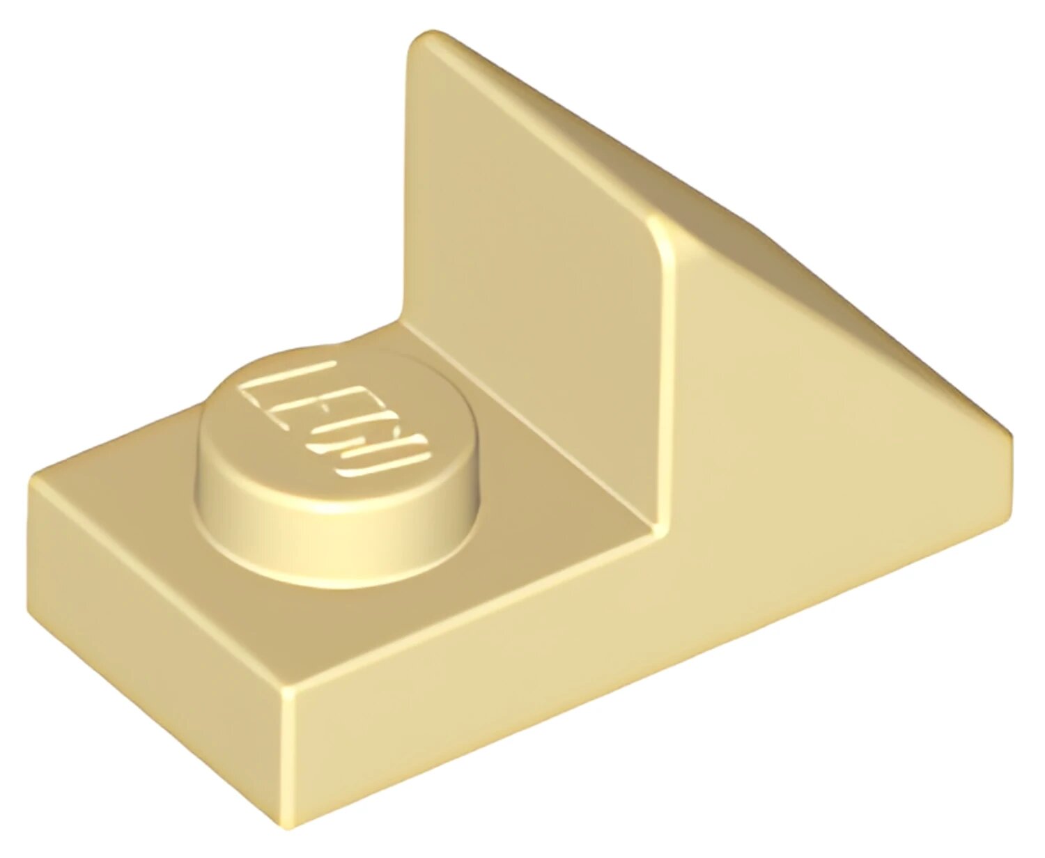 Деталь LEGO Slope 45 2 x 1 with 2/3 Cutout 92946 Tan U