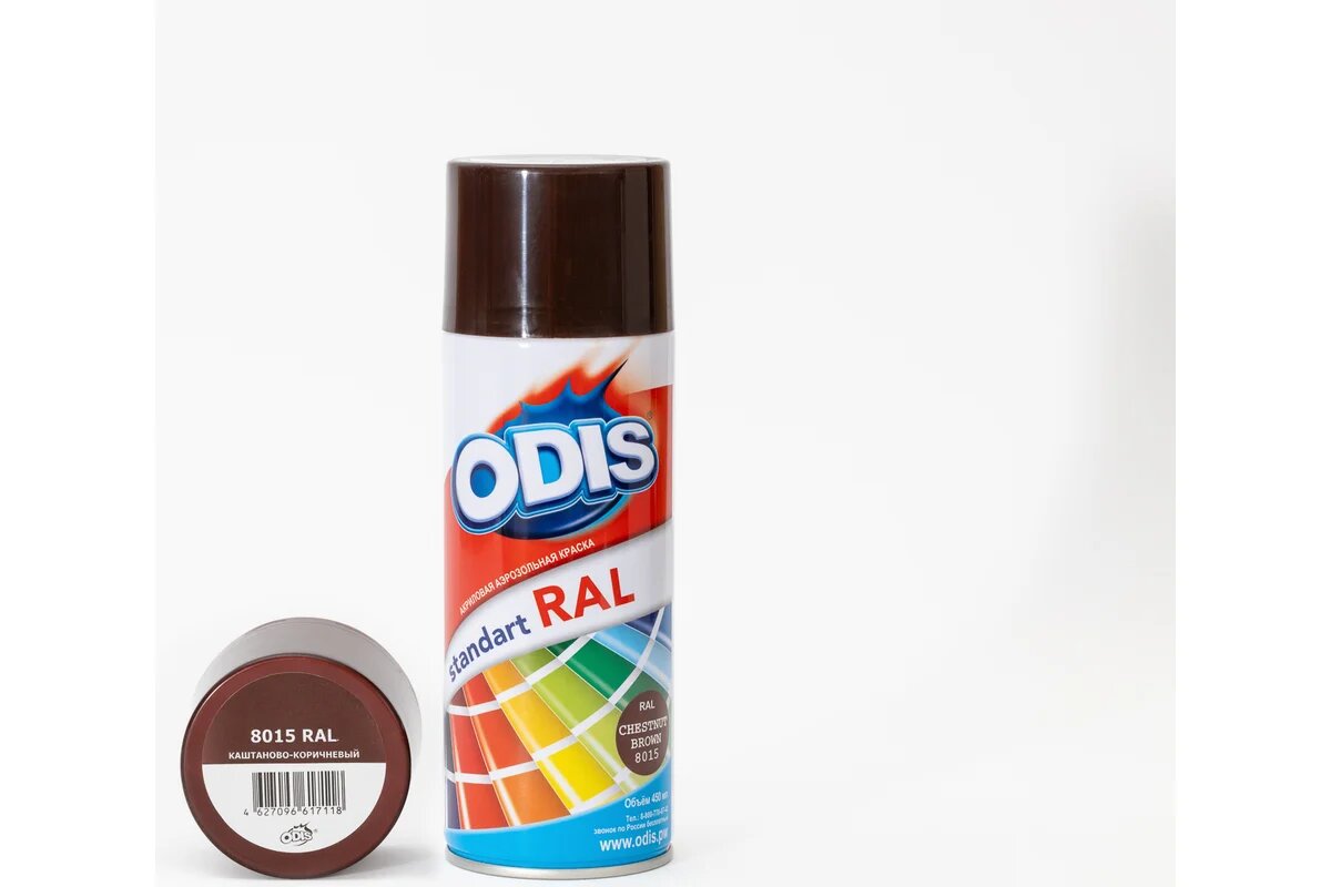 ODIS Краска-спрей standart RAL каштаново-коричневый 8015ral