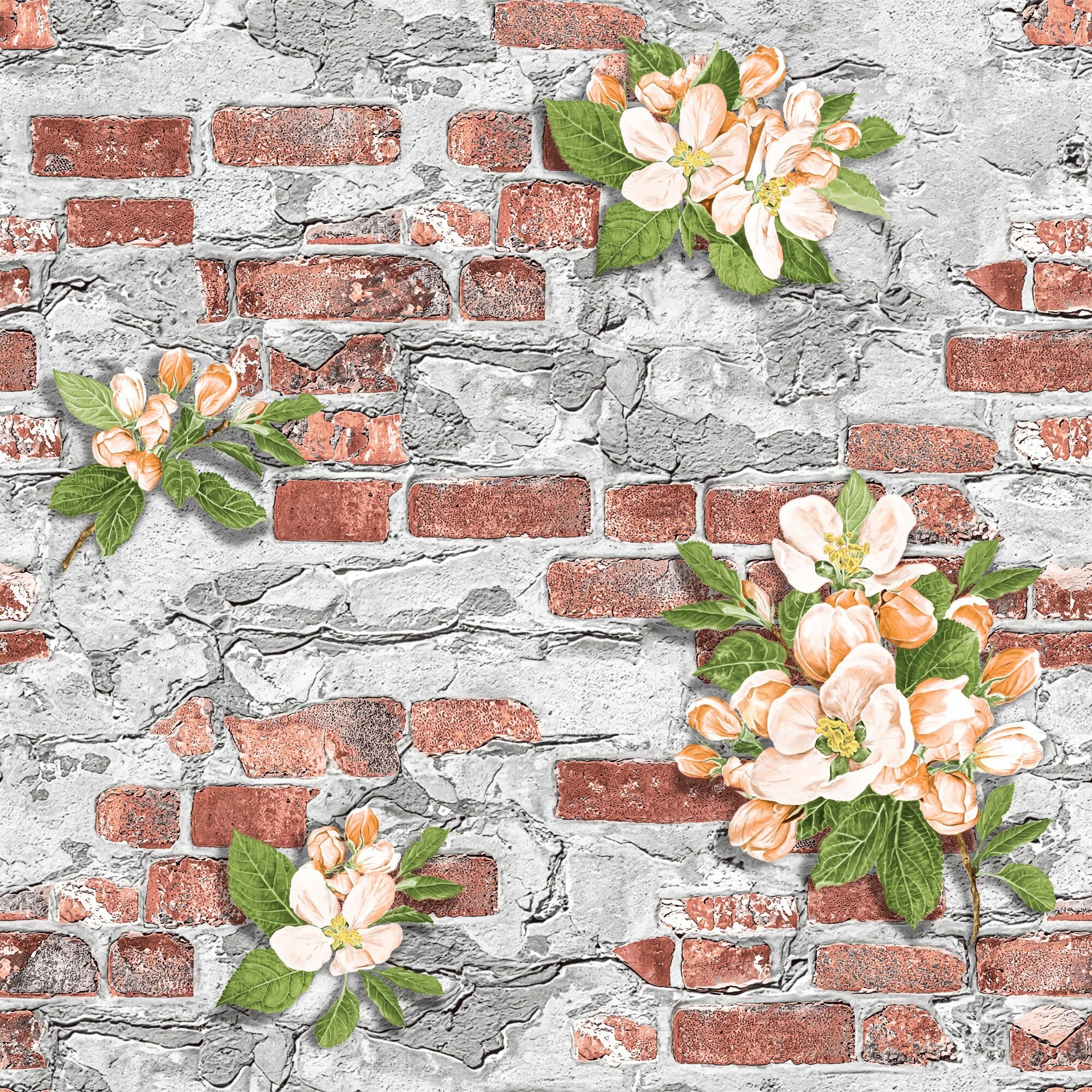 Обои бумажные, моющиеся, полуметровые, 0,53*10м, Крым 2