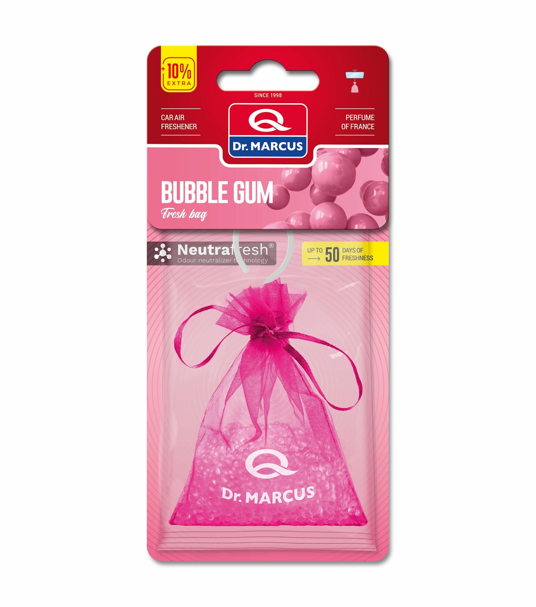 Ароматизатор подвесной Dr.Marcus Fresh Bag _Bubble gum (запах жвачки) 22г DM507-10-1