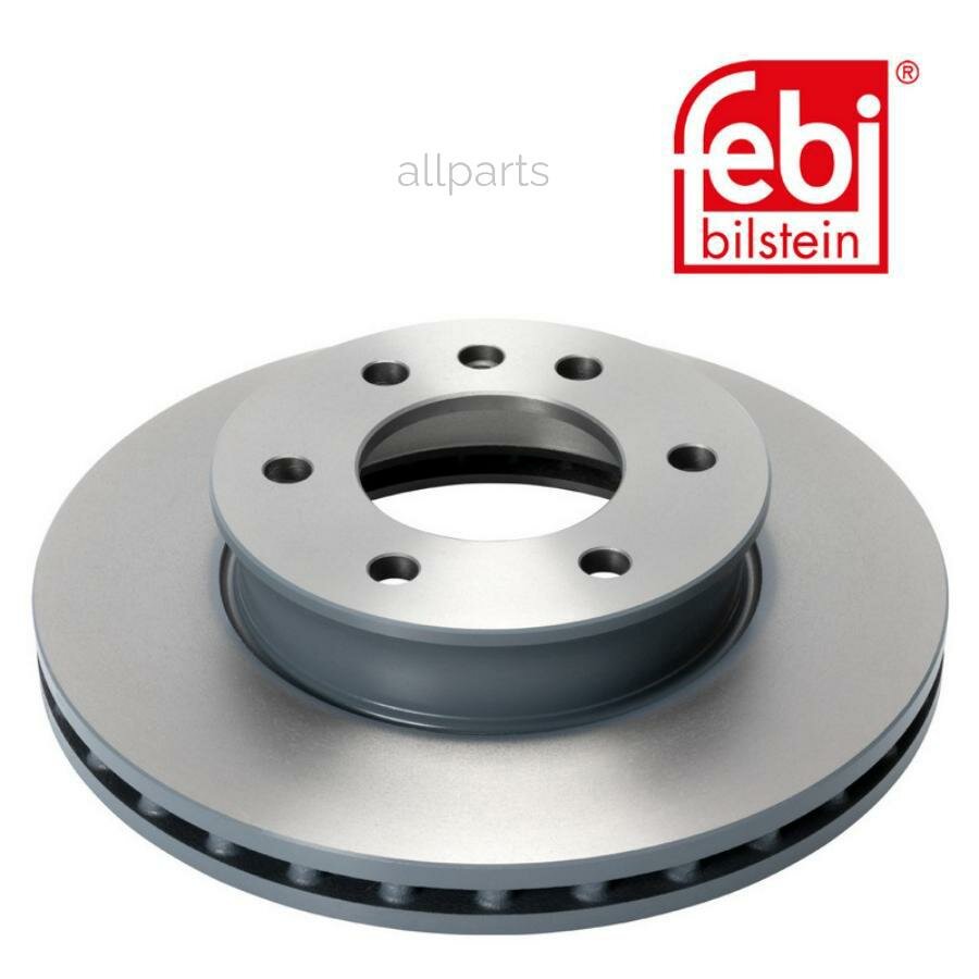 FEBI 27698 Диск тормозной | перед прав/лев |
