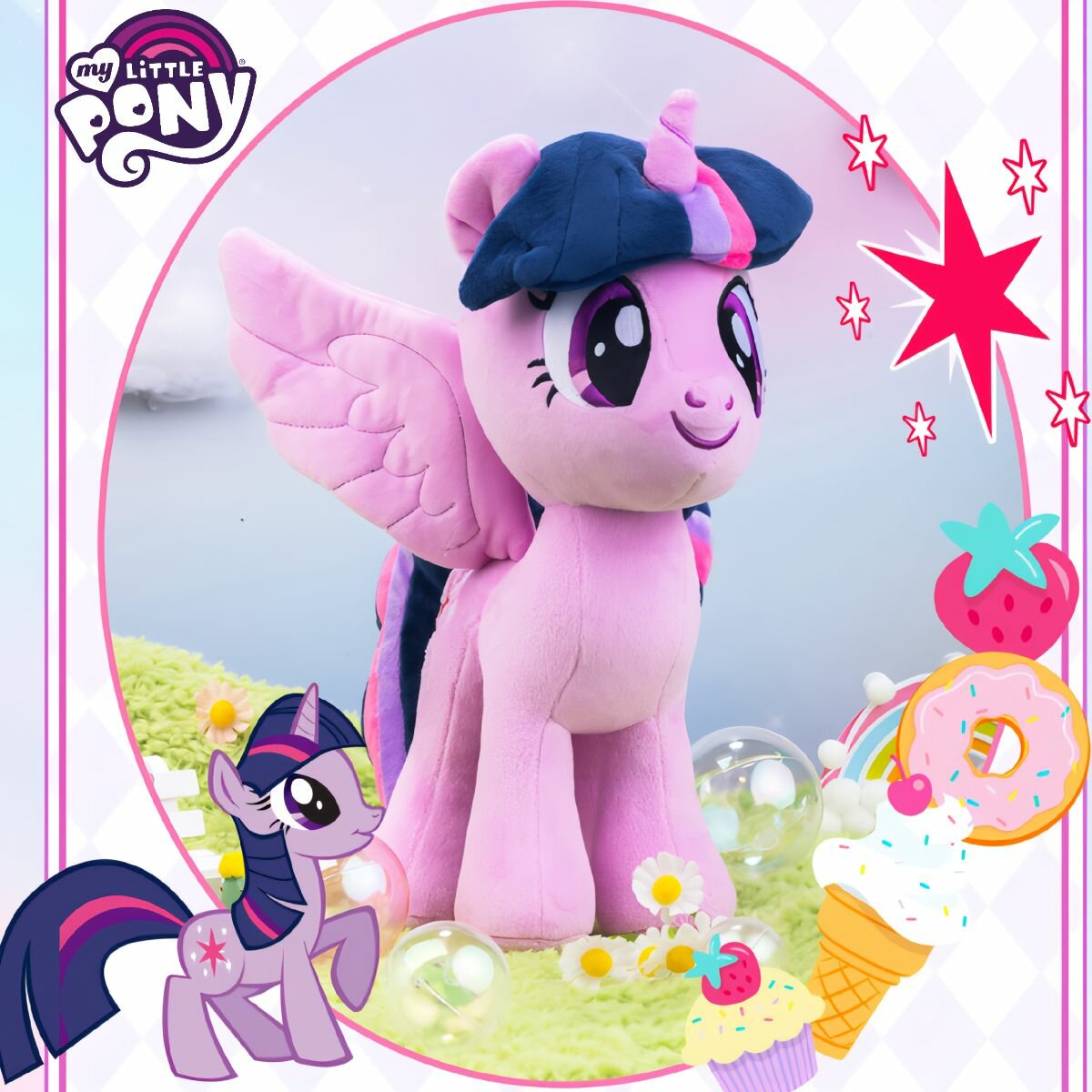 Мягкая игрушка пони My Little pony Искорка 30 см