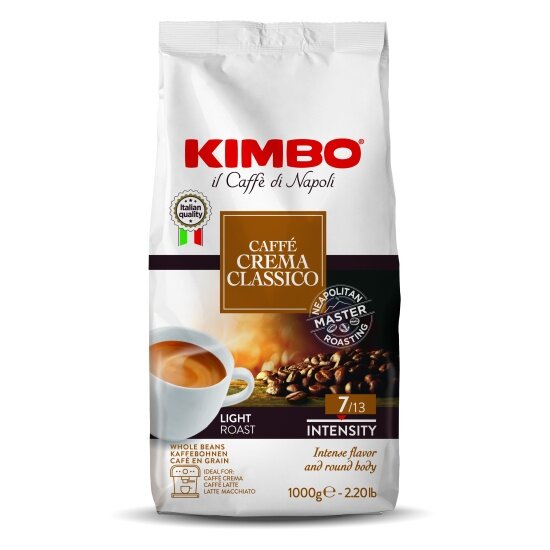 Кофе в зернах Kimbo Caffe Creama Classico 1кг