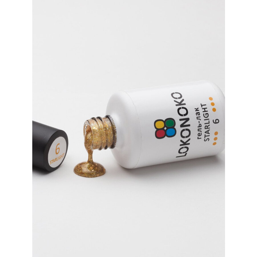 LOKONOKO, Гель-лак starlight № 6, 8 мл