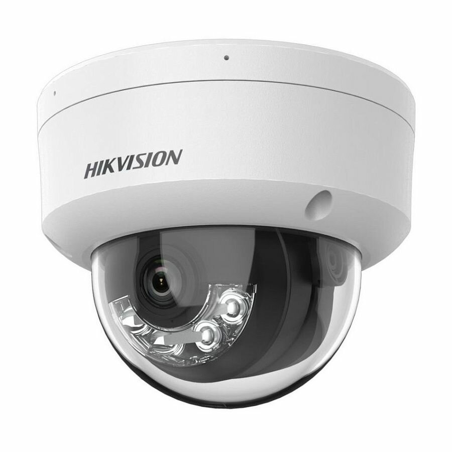 Hikvision DS-2CD2123G2-LIS2U(4mm) 2Мп уличная купольная IP-камера с EXIR-подсветкой до 30м и технологией AcuSense.