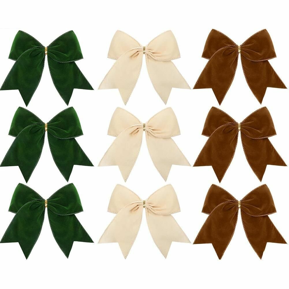 Украшение на елку "Большая бархатная бабочка"