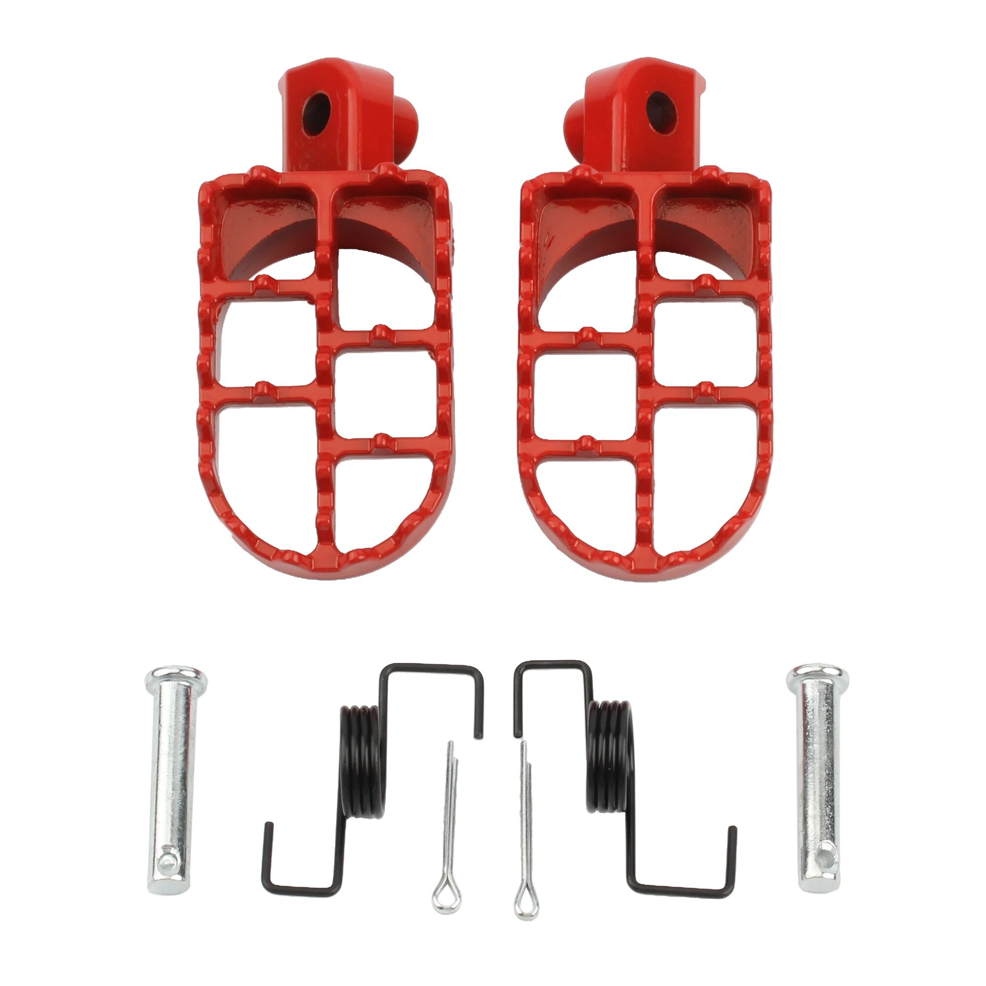 Алюминиевые Подножки Для Мотоциклов KTM 50 65 70, Yamaha WRF YZF50, Honda CRF CT Красный, Red