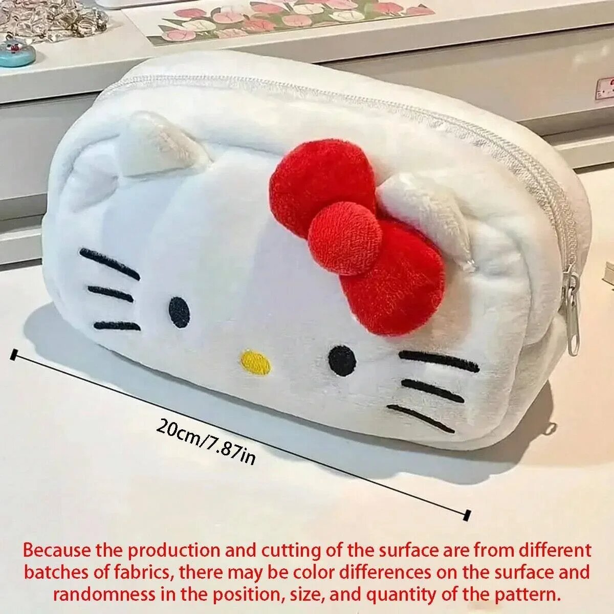 MINISO плюшевая сумка Hello Kitty.MINISO плюшевая сумка Hello Kitty