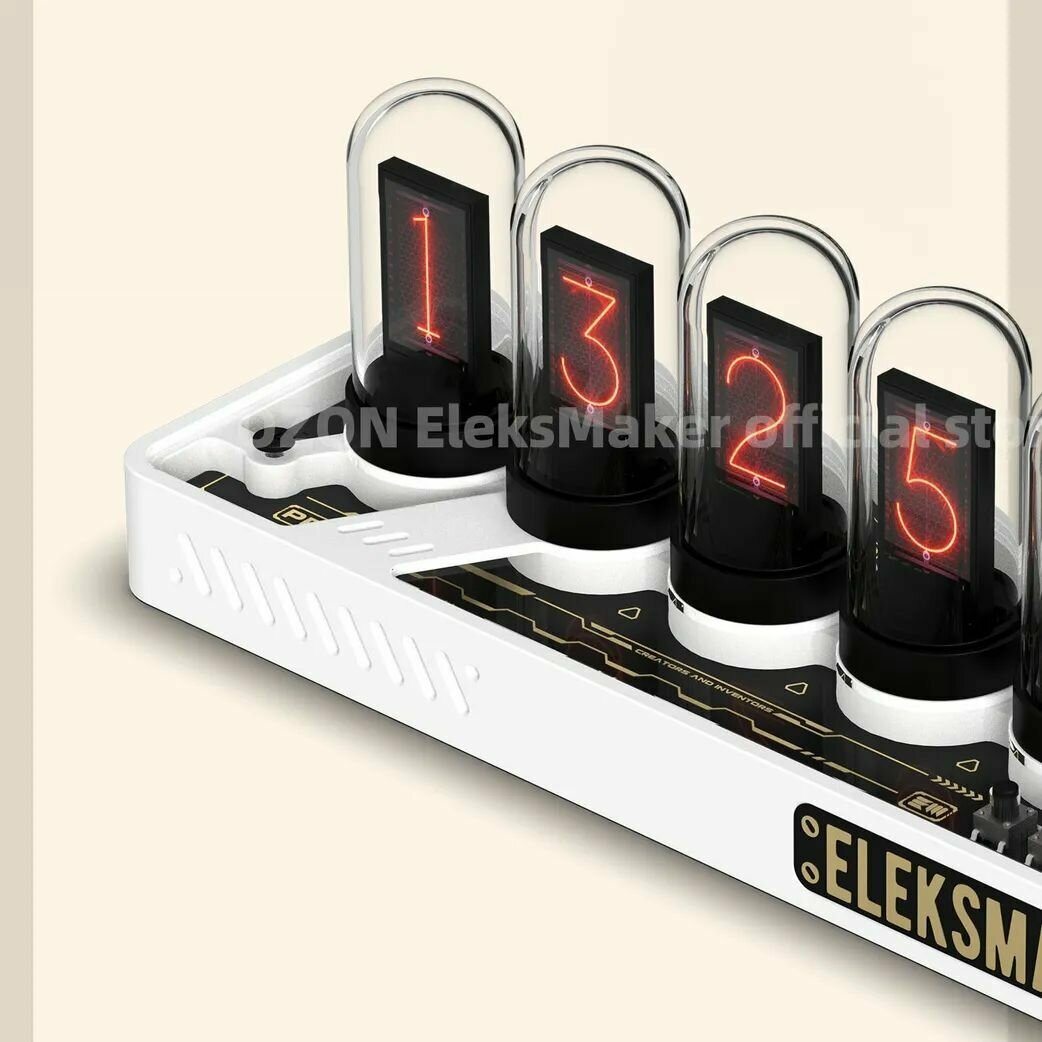 Часы EleksMaker IPS PR3 PR2 RGB Nixie IV18 с функцией Wi - Fi и Bluetooth для украшения рабочего стола