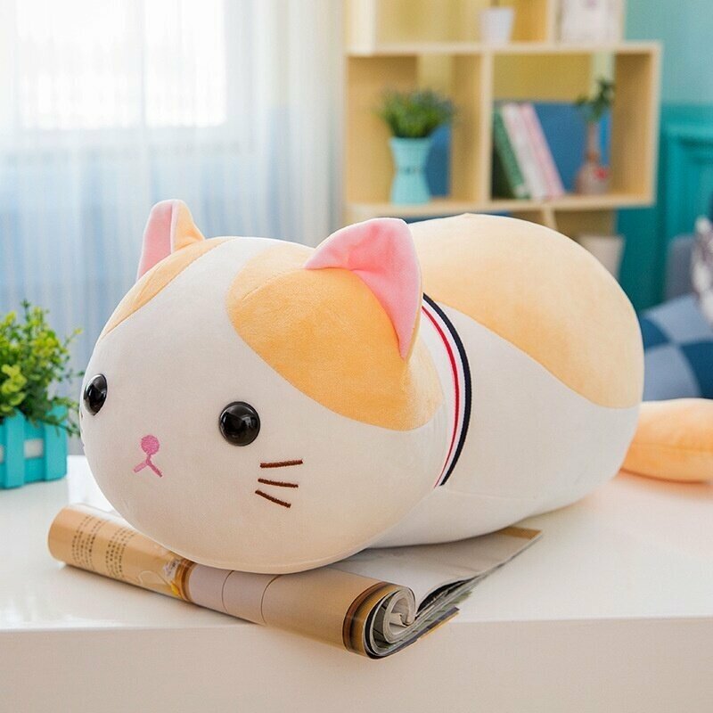 Soft plush toy delightfull lovely cat giant stuffed animal plush doll pillow gift, 35/50cm