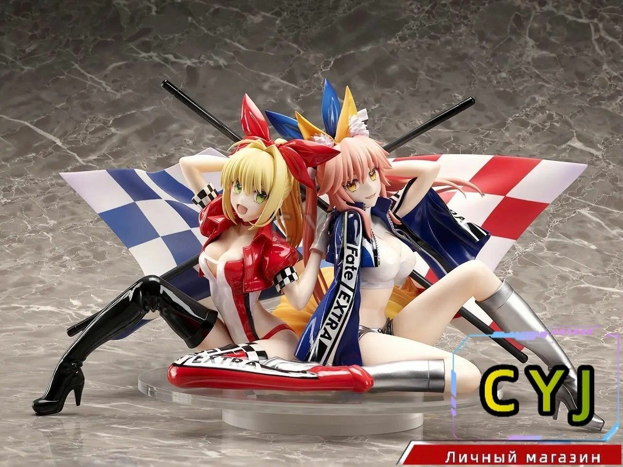 Stronger Аниме фигура/Fate EXTRA Nero Claudius AND Tamamo no Mae TYPE-MOON Racing/CYJ