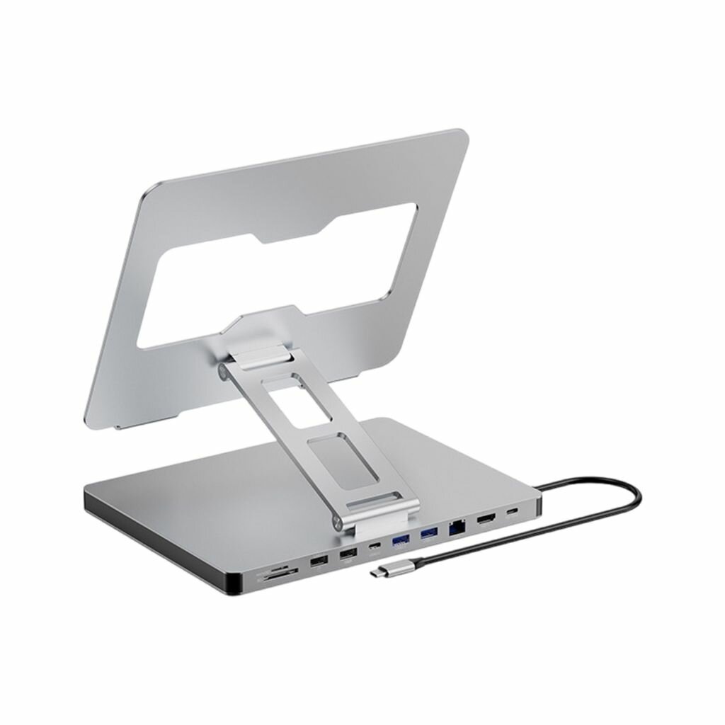 Док-станция для расширения подставки для ноутбука без поворота -с сетевым портом