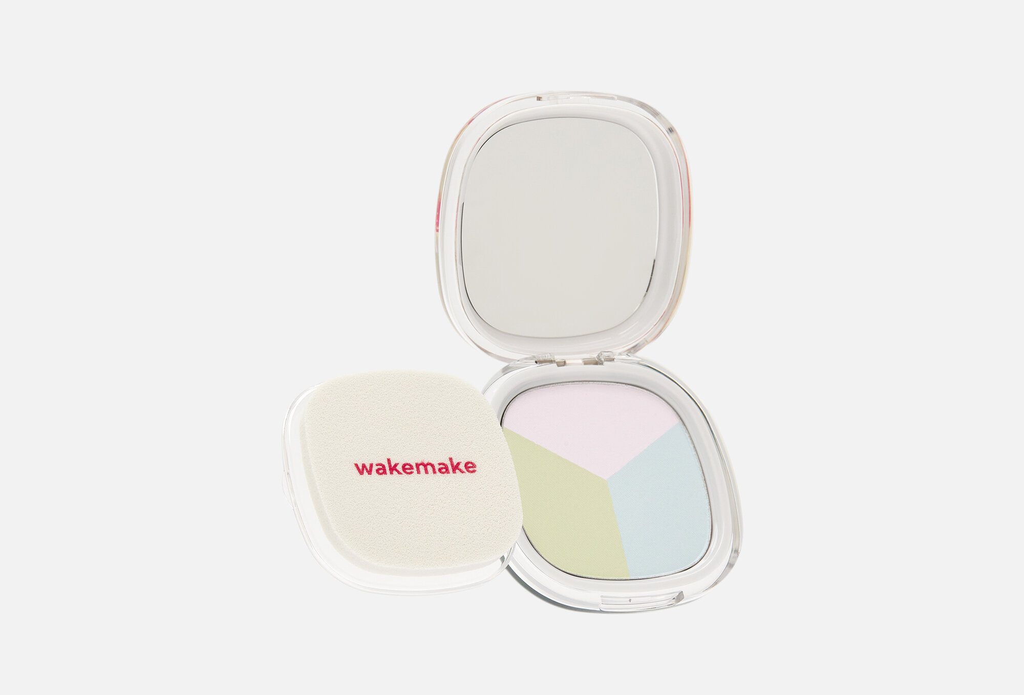 Компактная пудра для лица WAKEMAKE Stay Fixer Multi Color Pace 8.6 г 01, Pale clear