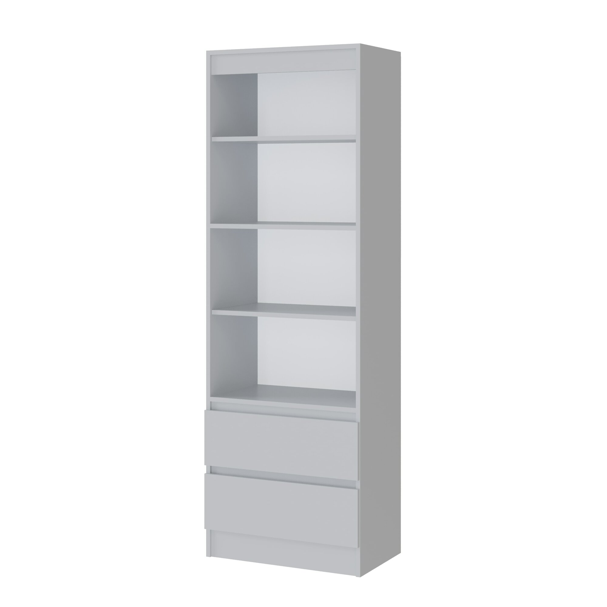 Гостиная Мэнкс Стеллаж МГС камень серый (Микон)