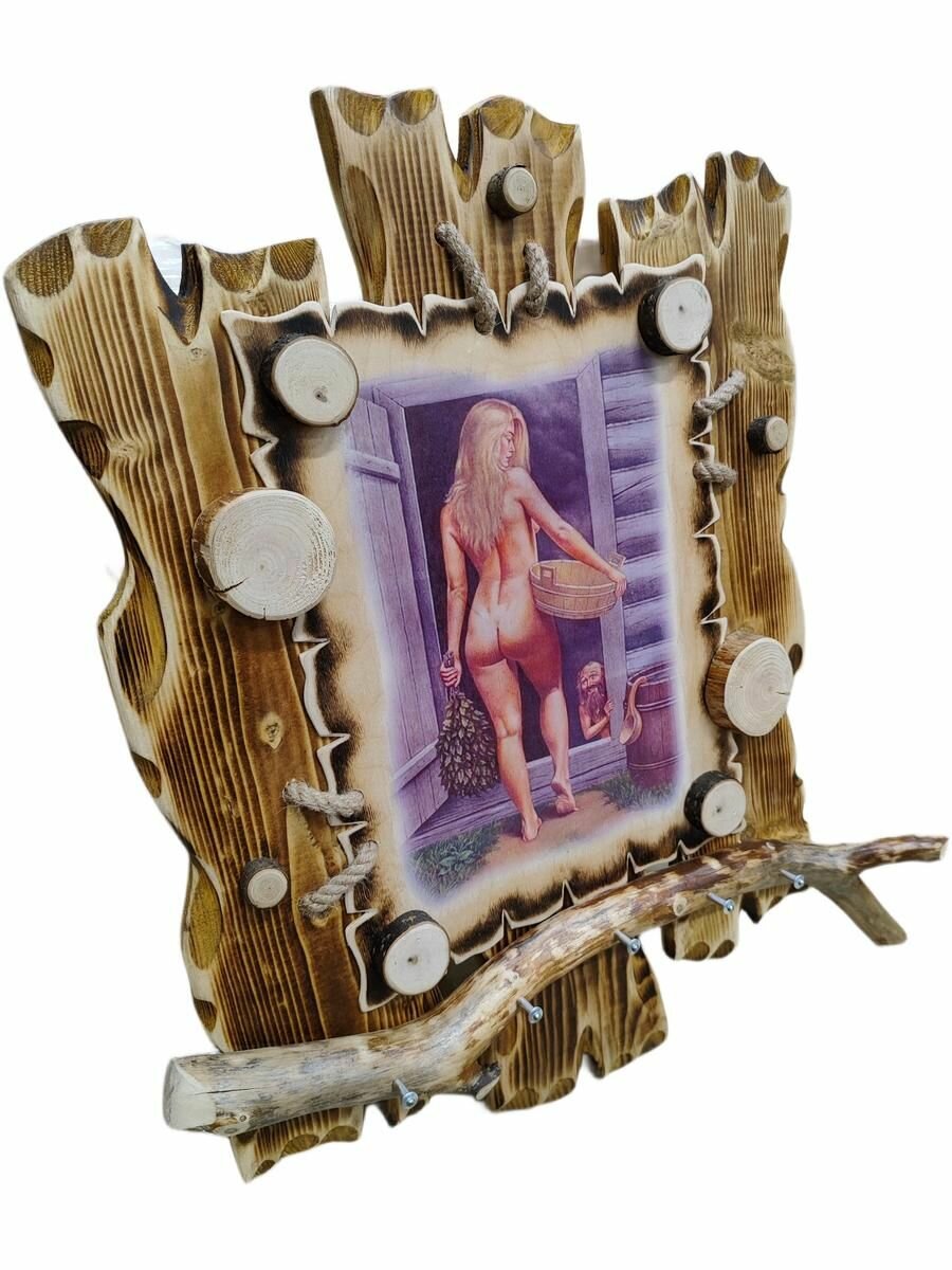 Панно для бани Девушка