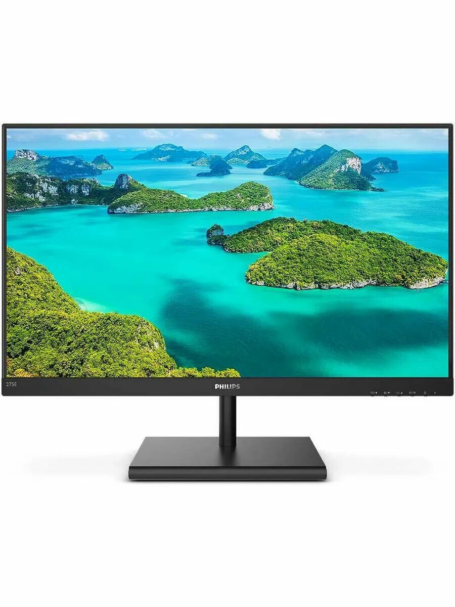 Монитор Philips 27 275E1S черный IPS LED 16:9 HDMI матовая 1000:1 250cd 178гр/178гр 2560x1440 75Hz V