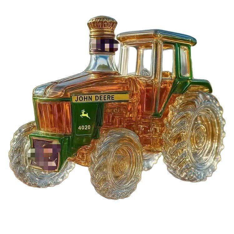 Whiskey bottle, Прозрачная бутылка для вина, Бутылка тракторного виски