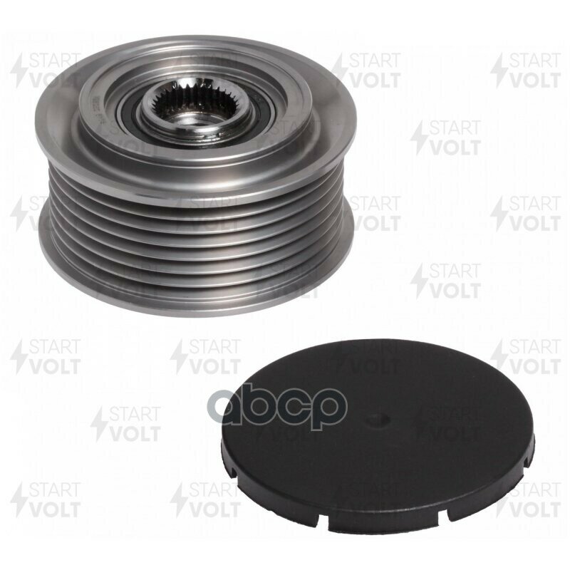 Шкив генератора Hyundai Porter H100 93--, Starex (H-1) 96-- Kia Sorento 02-- 2.5D с обгонной муфтой STARTVOLT арт.