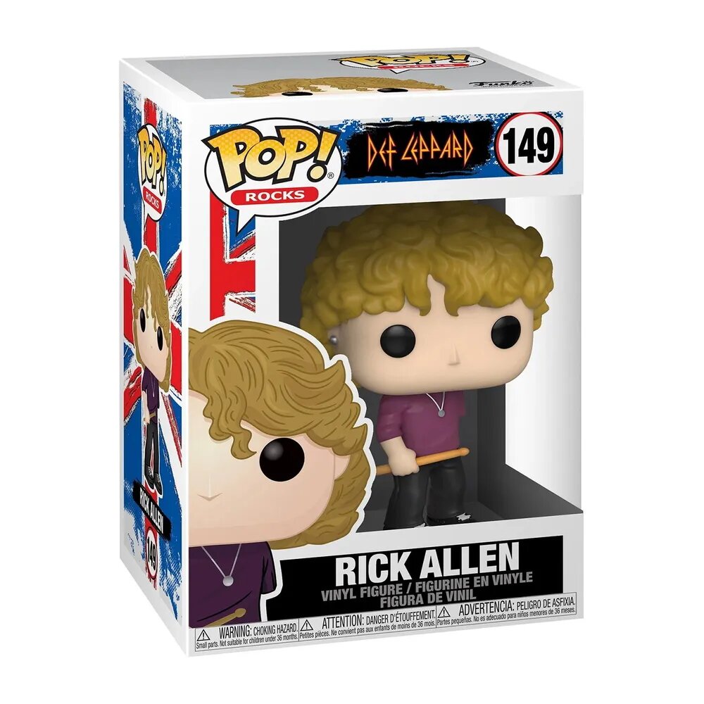 Фигурка Funko POP! Rocks Def Leppard 149 Rick Allen