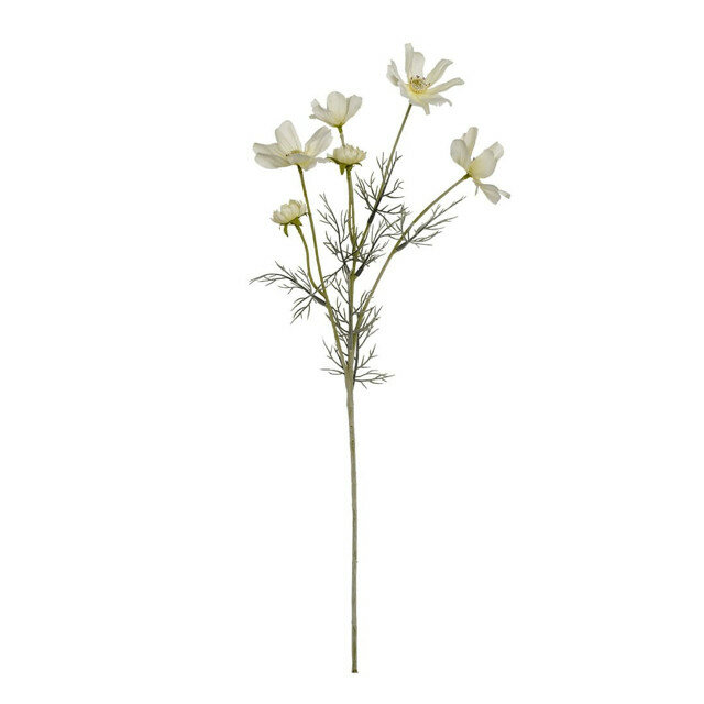 Растение искусственное Вещицы "Космея" HFW-1, 60 см, белая, 1 шт