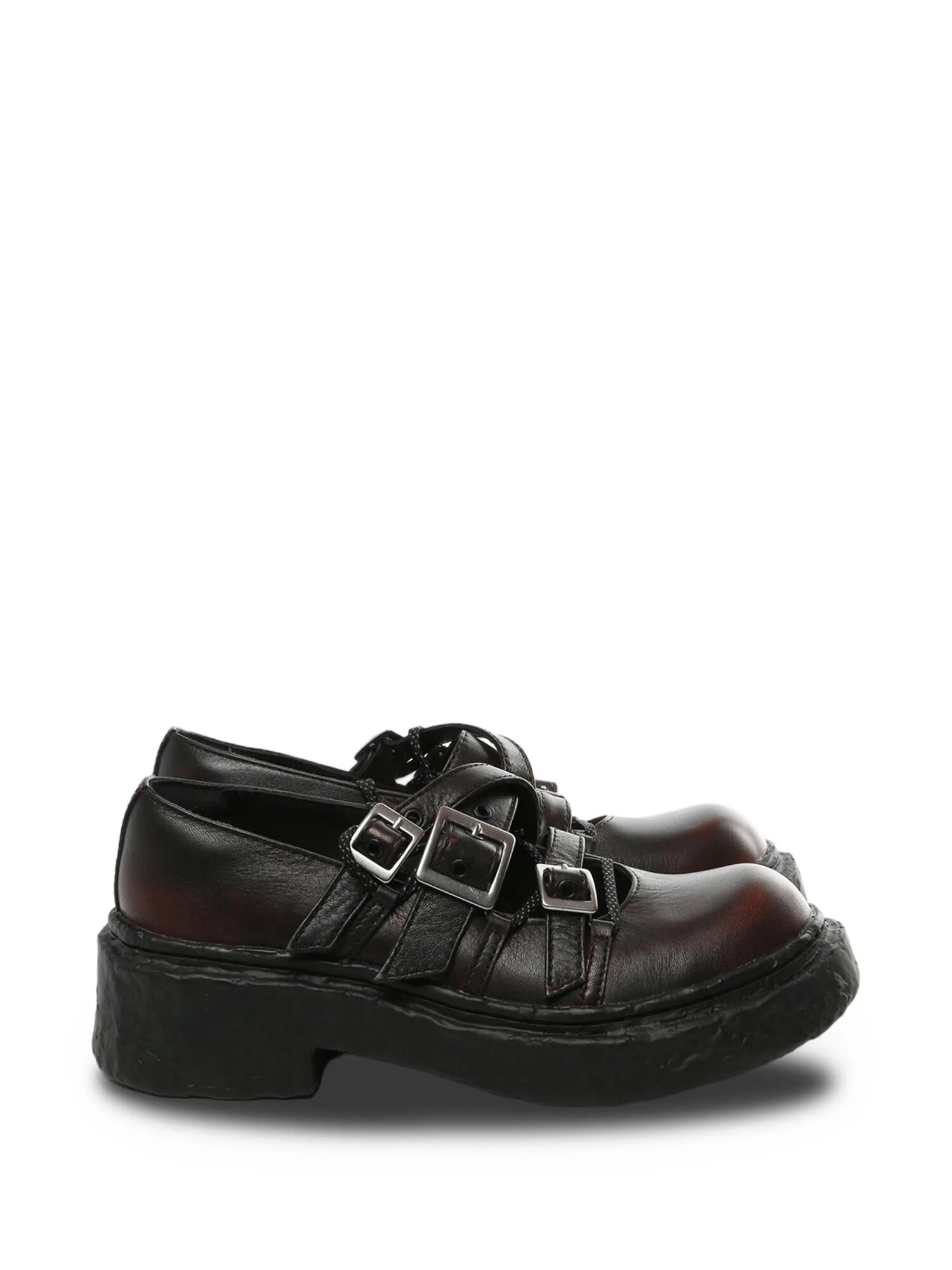 Лоферы Buckle strap loafers