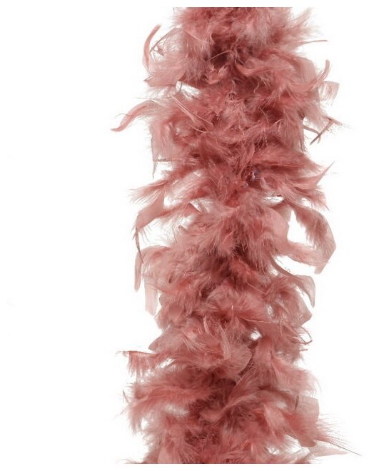 Гирлянда Боа из перьев Amelina 184 см коралловая, Kaemingk, 728898-2
