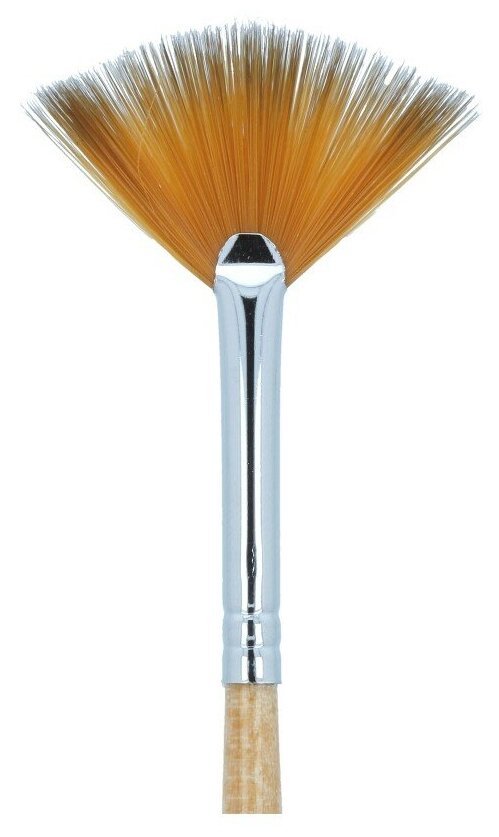 Mr.Painter SBW 202-02 веерная кисть синтетика короткая ручка №02 для художников