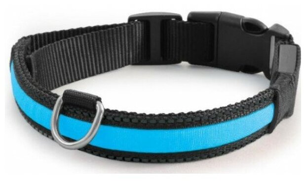 Triol Светодиодный ошейник "Комфорт" синий, 2,5*51-61 см (LD07 XL)