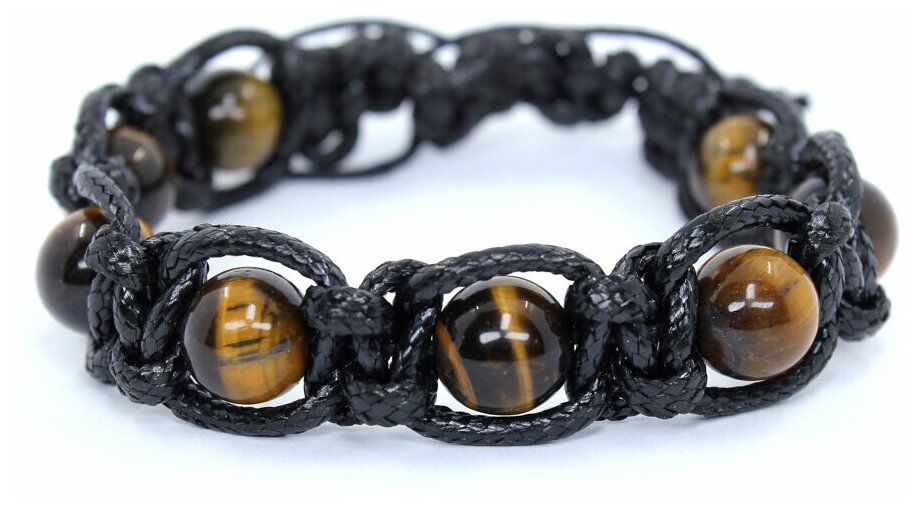 Браслет-нить, тигровый глаз