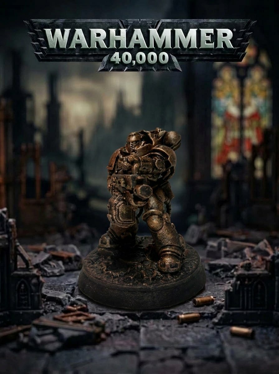 Фигурка коллекционная космодесант Warhammer40000