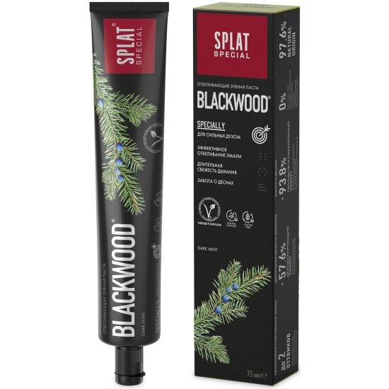 Зубная паста Splat Special Blackwood Черное дерево 75 мл