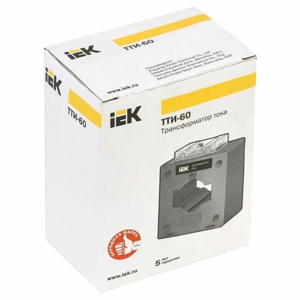 IEK Трансформатор тока ТТИ-60 1000/5А кл. точн. 0.5 10В. А IEK ITT40-2-10-1000