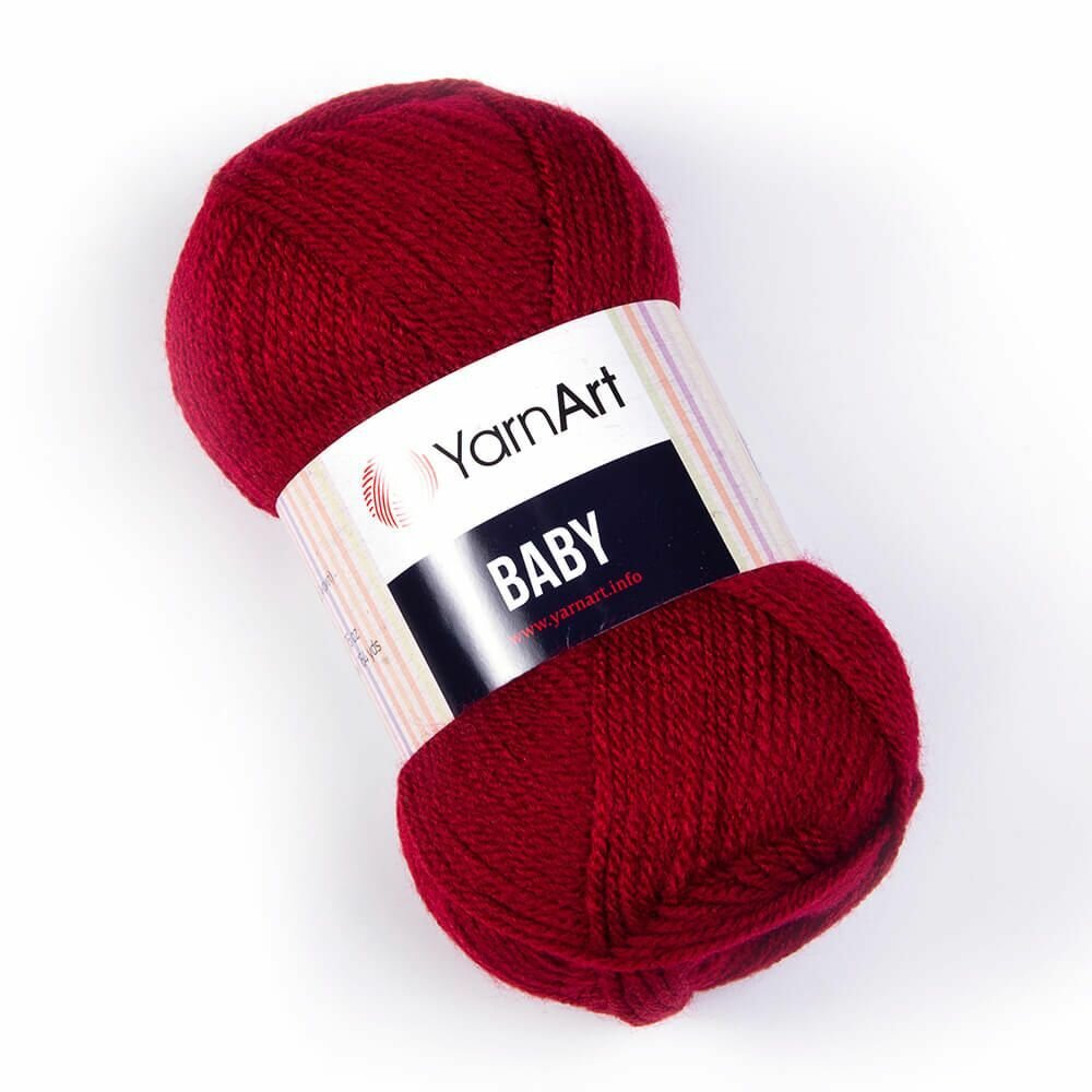 Пряжа бэби (Baby Yarnart) беби упаковка 5 мотков 50 г. 150 м. 100% акрил цвет 3024 бордо
