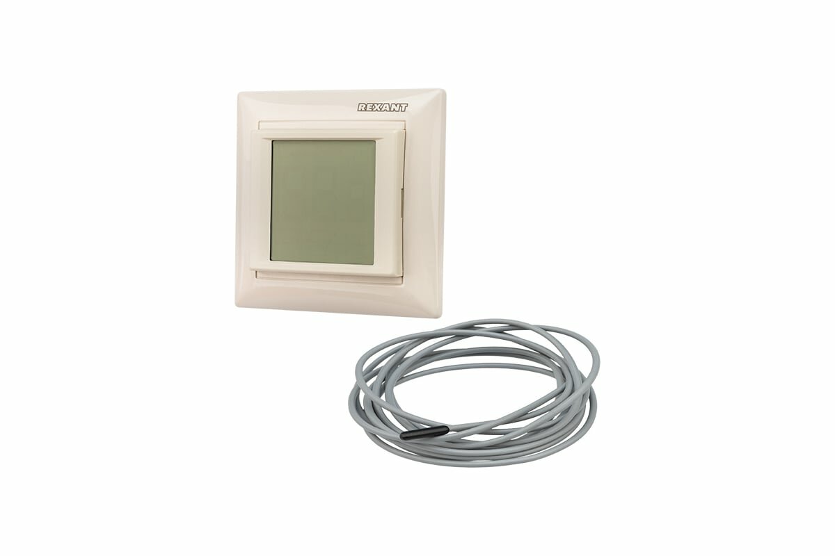 REXANT терморегулятор сенсорный RX-419B бежевый 51-0585 для точного контроля температуры