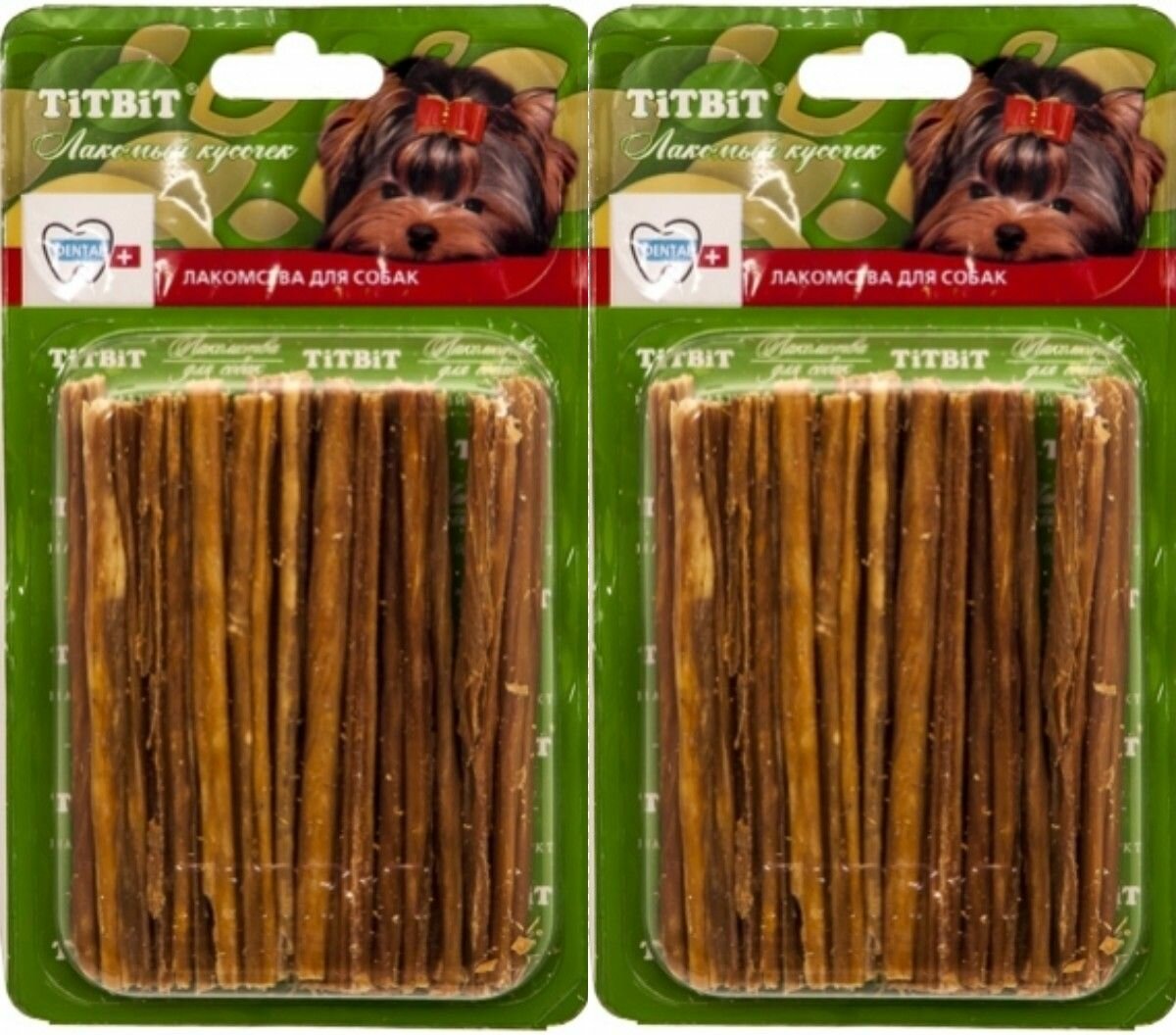 Titbit Лакомство для собак Кишки говяжьи Б2-S, 2 уп