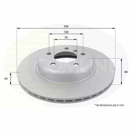 Тормозной диск передний Comline ADC1781V для BMW 5 серия F10, F11