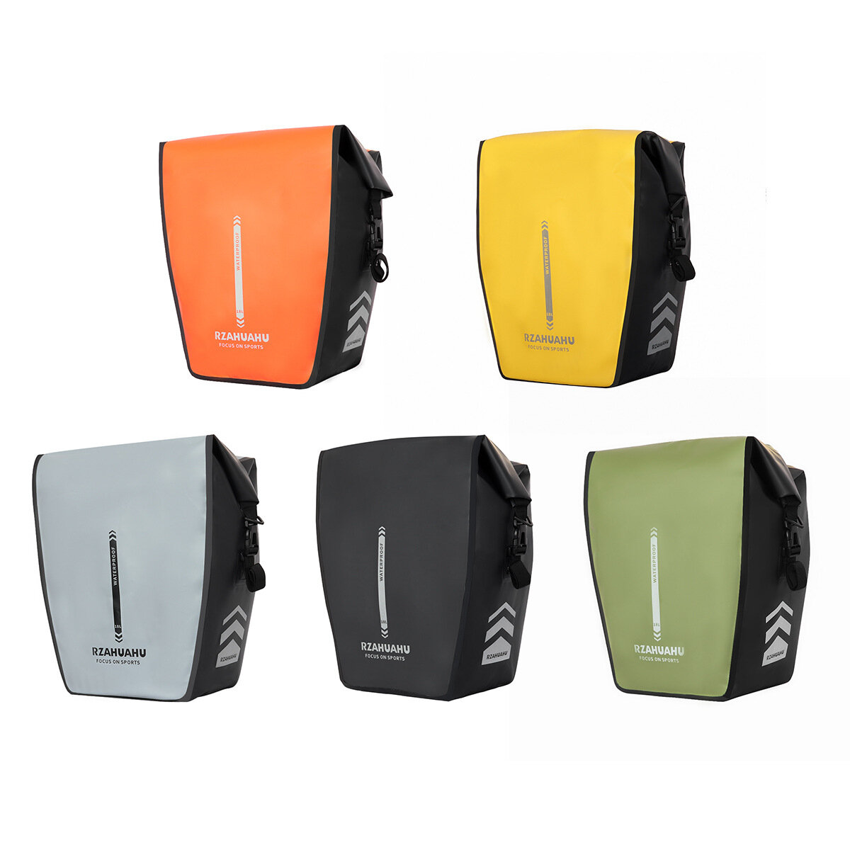 Сумка велосипедная RZ Medizintechnik, водонепроницаемая, полиэстер, 20л, 22", серая