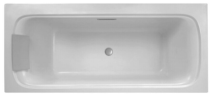 Ванна из материала Flight (искусственный камень) Jacob Delafon Elite 190x90 на ножках, щелевое отверстие под перелив E6D033-00 (подголовник и слив-перелив в комплект не входят), без гидромассажа