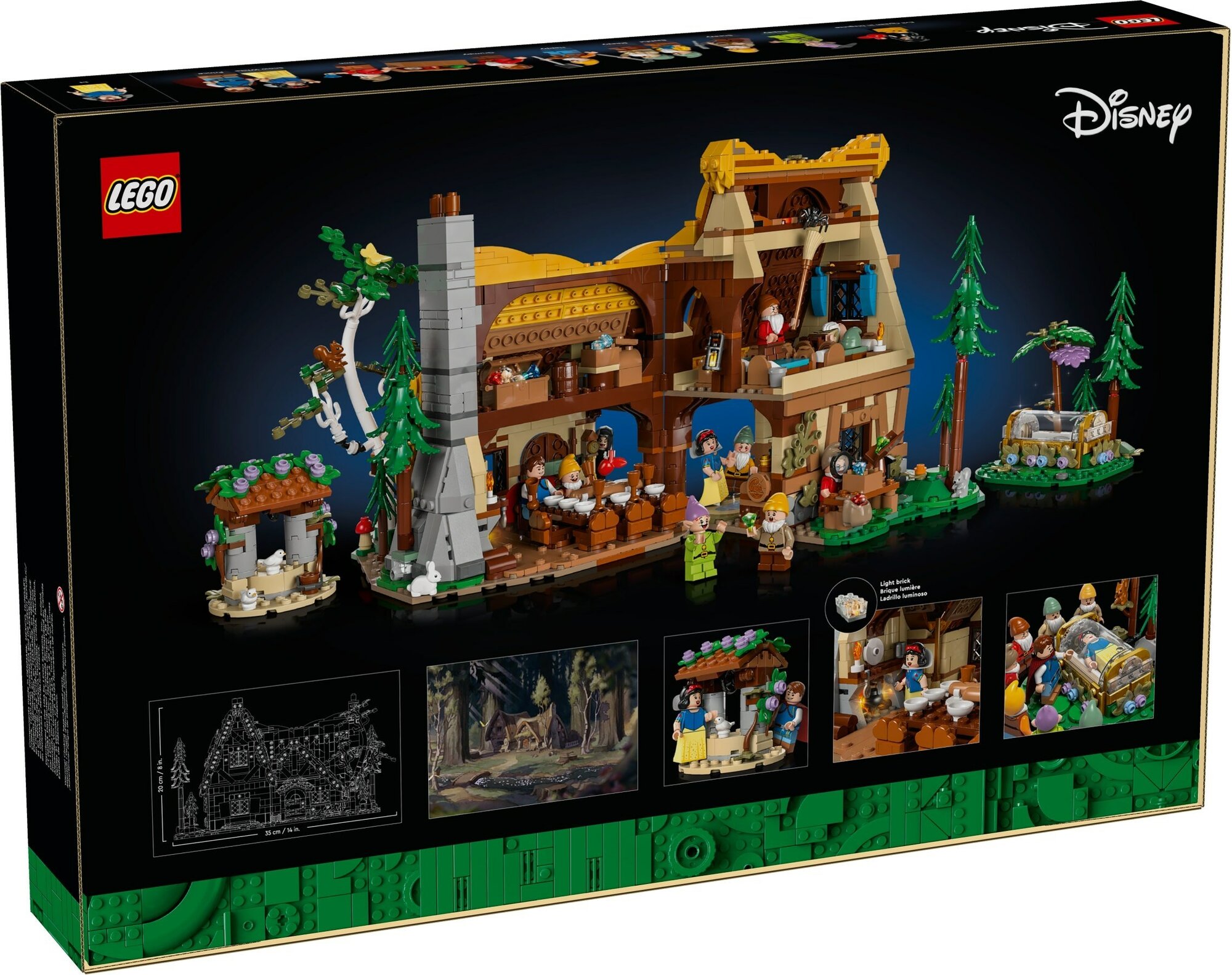 Конструктор LEGO Disney 43242 Домик Белоснежки и семи гномов